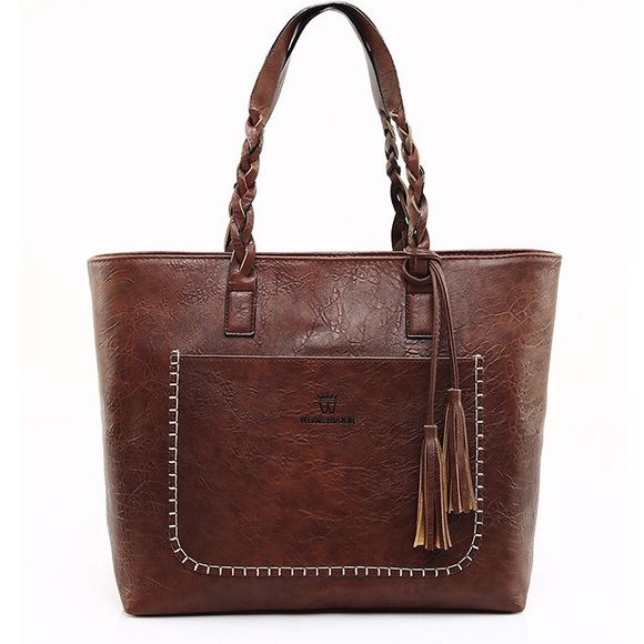 Bags | New Large Brown Tote | Poshmark